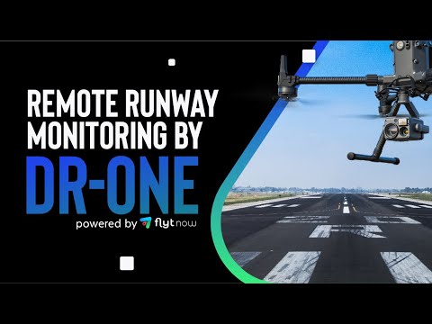 Remote Runway Monitoring Using Drone at Droneport, Belgium