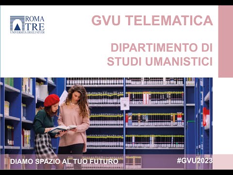GVU Dipartimento di Studi Umanistici – 30 marzo 2023.