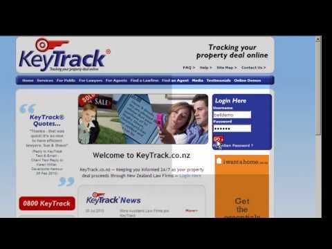 KeyTrack Conveyancing System - Demo to Vendors & Purchasers of Property