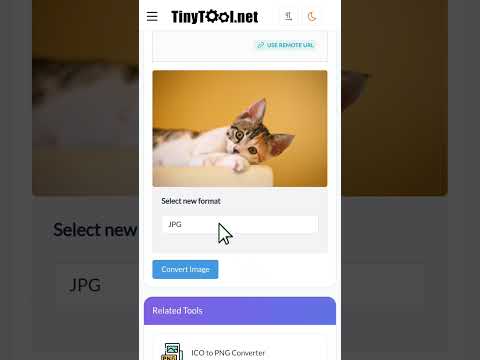 Converting images never been this easy || Free Online Image Converter || TinyTool