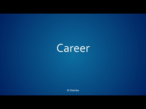 How to pronounce career in American English