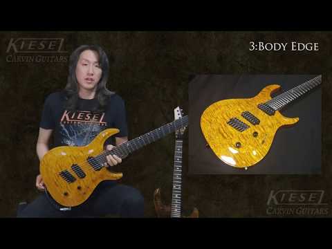 Kiesel CM8 Crescent Multiscale Carved Top 8-String | Reverb Canada