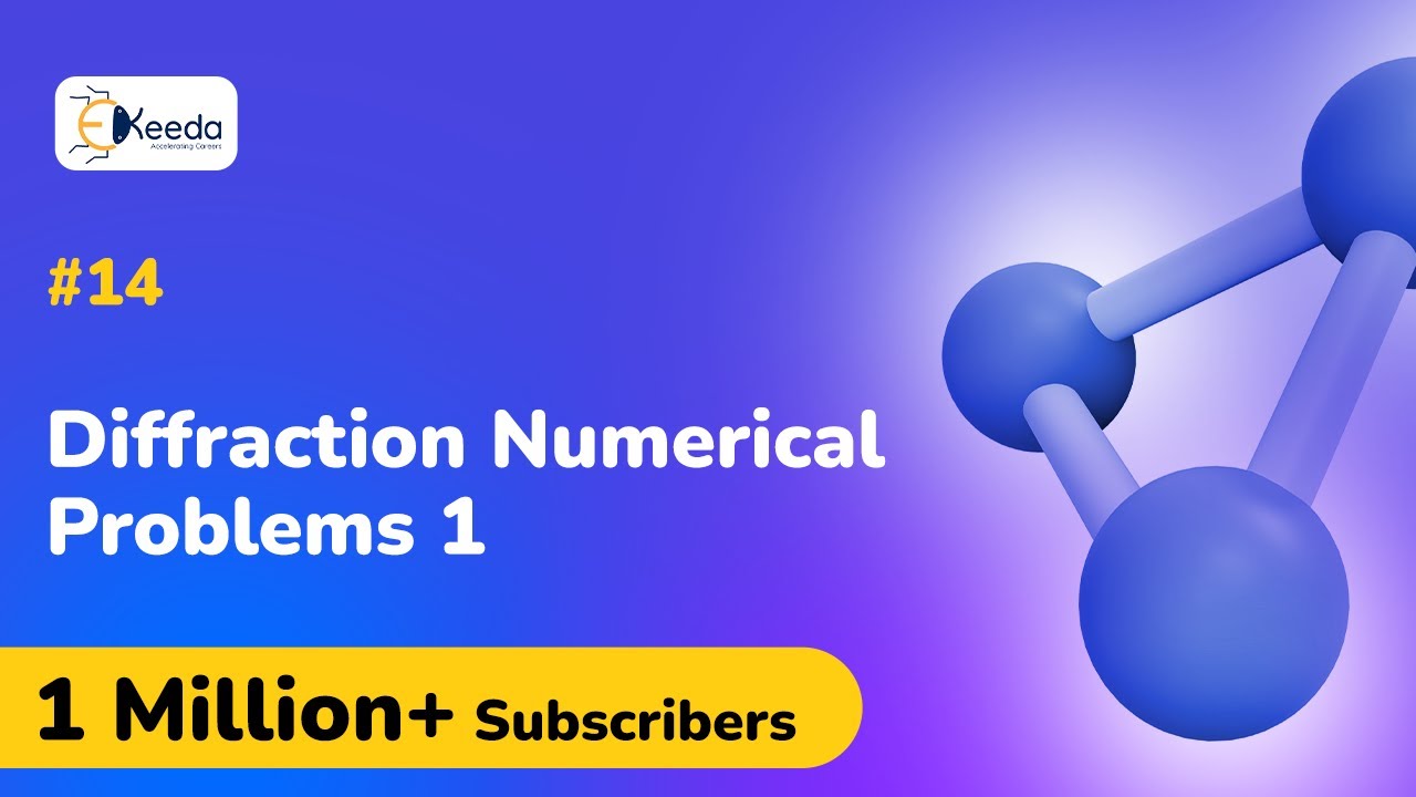 Diffraction Numerical Problem No.1 - Diffraction - Engineering Physics 2