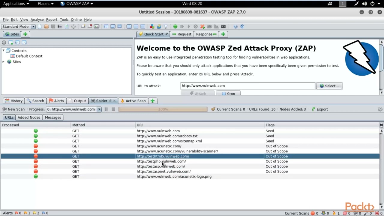 Ethical Hacking Masterclass l 35 Zed Attack Proxy Tool ZAP