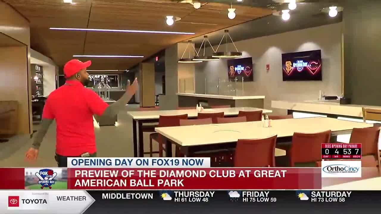 Preview of the Diamond Club at Great American Ball Park