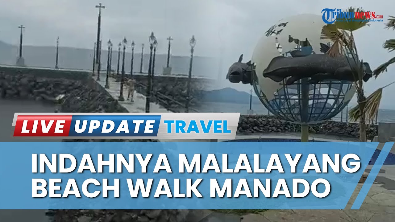 Ratusan Warga Manado Padati Malalayang Beach Walk, Walikota Manado ...