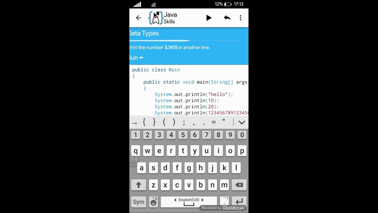 AIDE IDE lessons (java) ep3