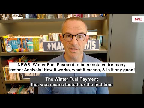 Martin Lewis: Winter Fuel Payment to be reinstated for many - instant analysis