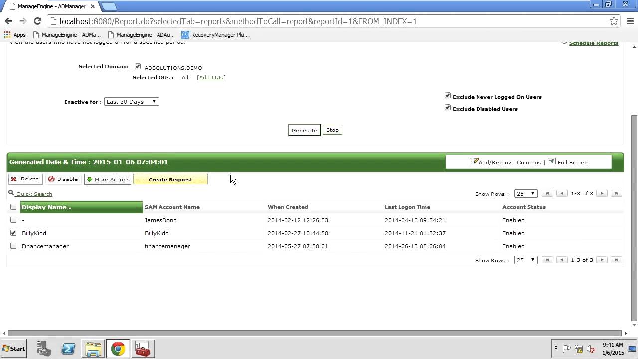 Simple and Efficient Active Directory Cleanup