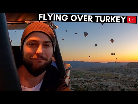 FLYING OVER TURKEY IN A HOT AIR BALLOON 🇹🇷 CAPPADOCIA BUCKETLIST