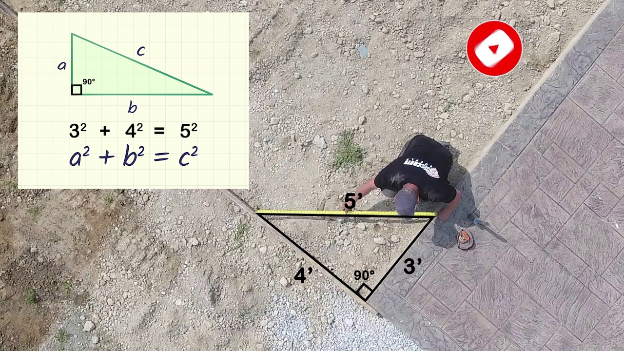 Square A Slab With Pythagorean Theorem!