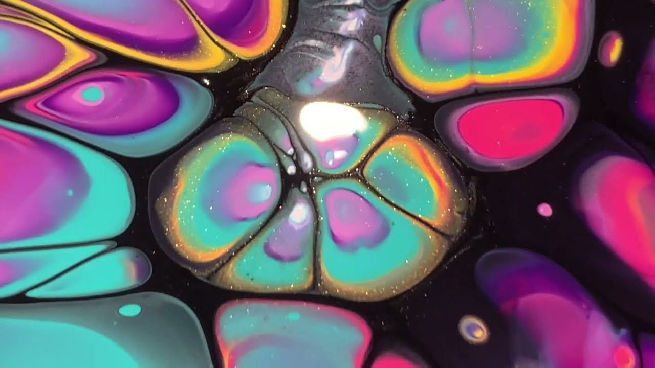 Let's Go Bloomin! #62 - 6 colors and 1 ca. This is another opaque experiment.