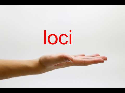 How to Pronounce loci - American English