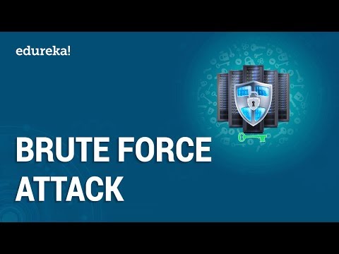 What is Brute Force Attack? | Password Cracking Using Brute Force Attacks | Edureka