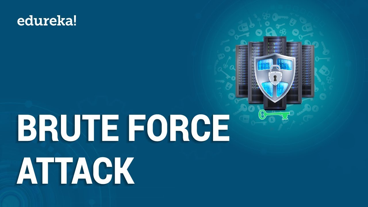What is Brute Force Attack? | Password Cracking Using Brute Force Attacks | Edureka