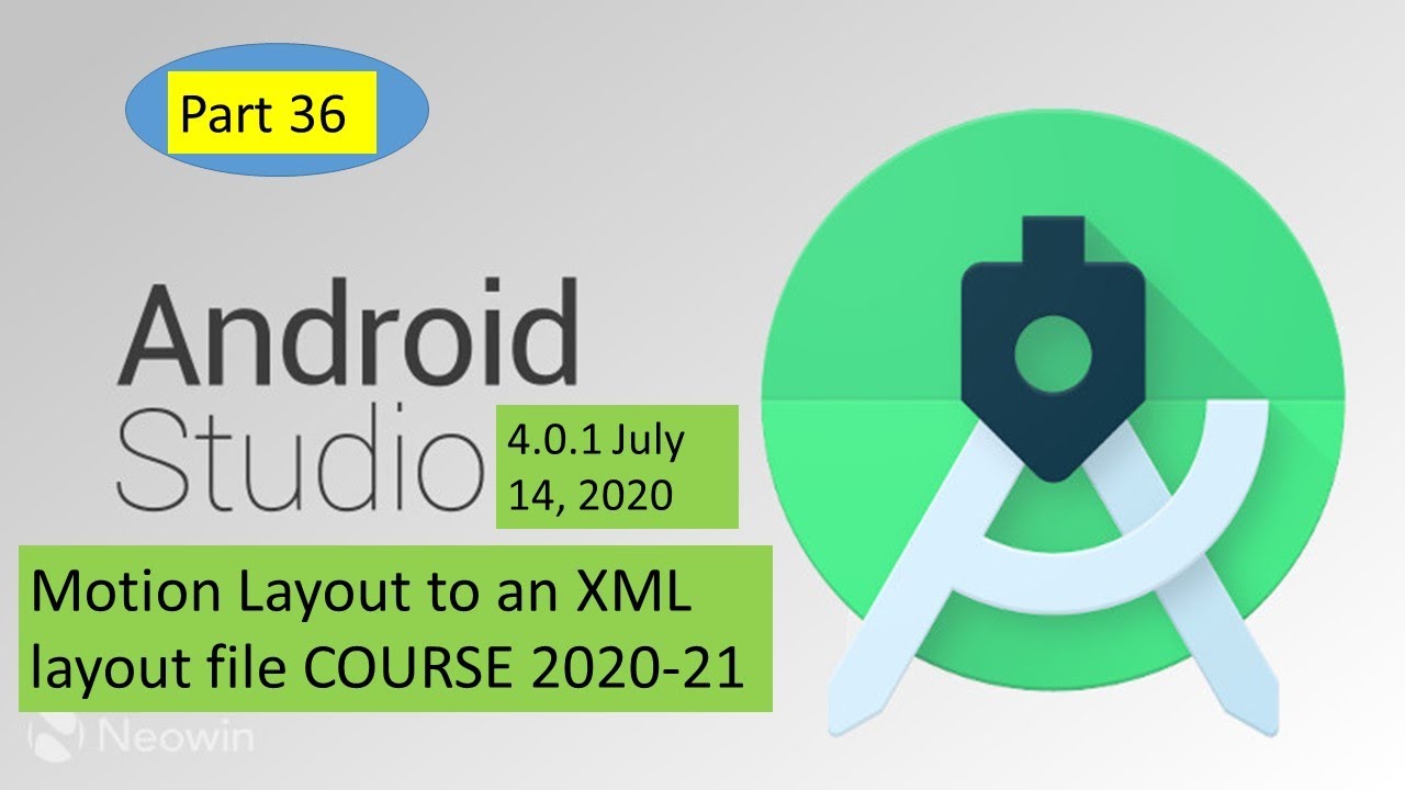 How To Add MotionLayout to an XML layout file|Android Studio Tutorial 2020-21