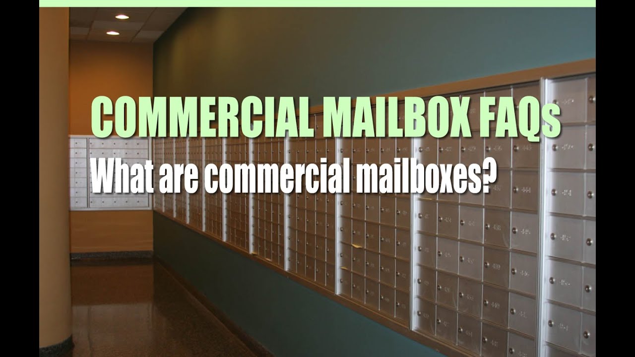 What are commercial mailboxes? - National Mailboxes