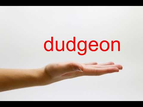 How to Pronounce dudgeon - American English