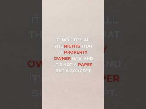 Realtors - What Is Title?