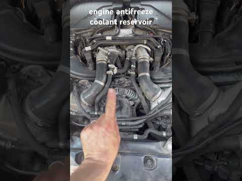 2013 bmw 750 li engine coolant reservoir location !!!!!!!