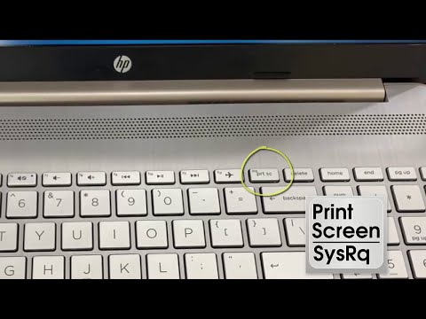 How to take a screenshot on HP laptop Windows 10