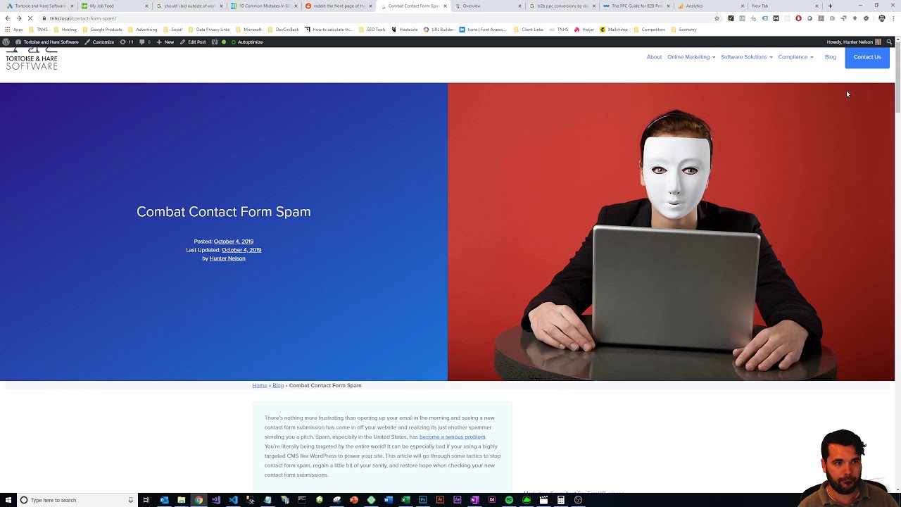Stop Contact Form Spam With Jquery By Blocking Paste Into Message Fields