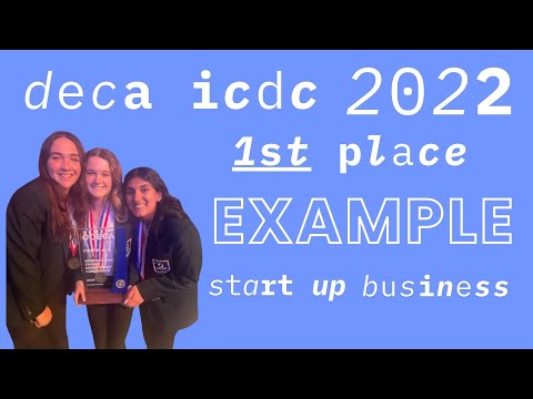 DECA ICDC 1st Place Presentation Example (2022)