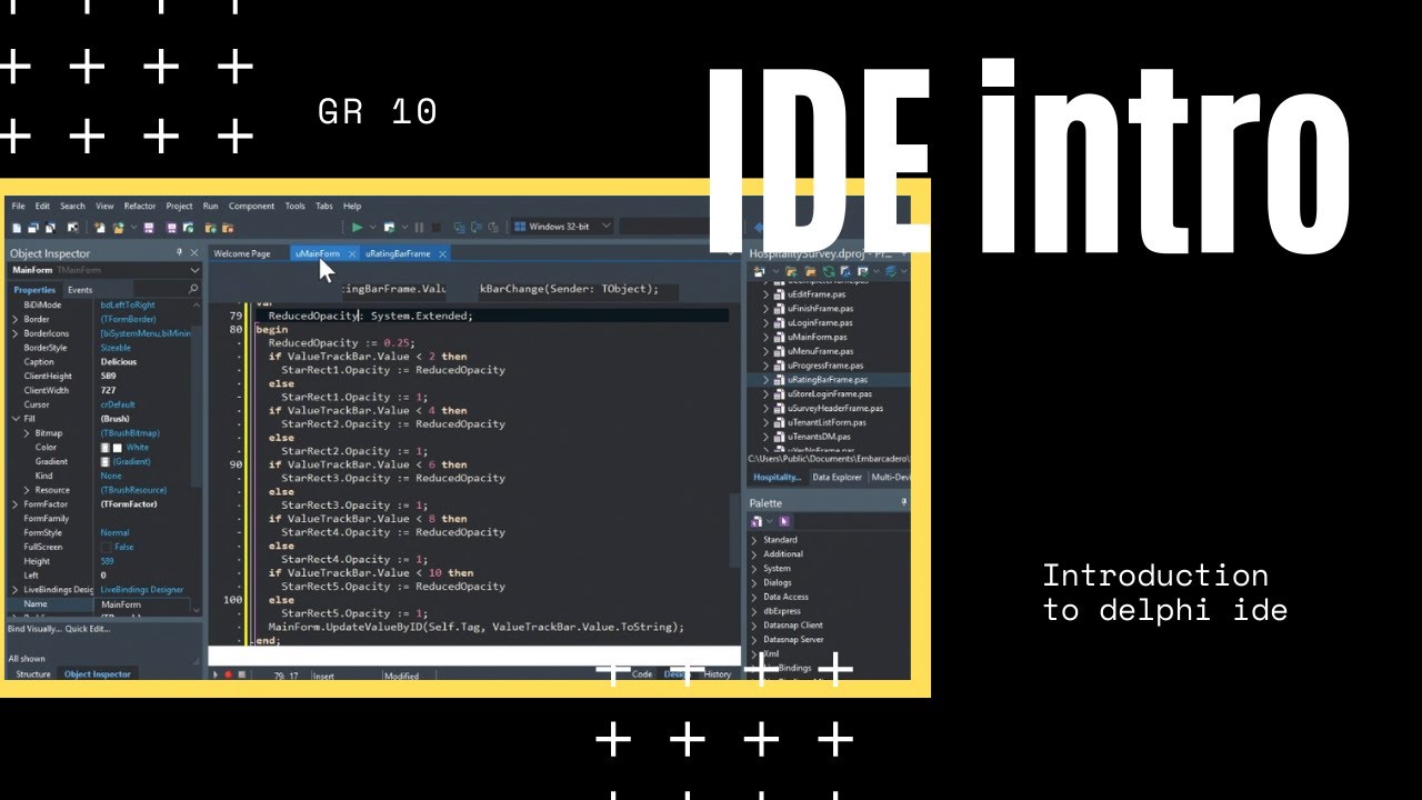 Introduction to Delphi IDE