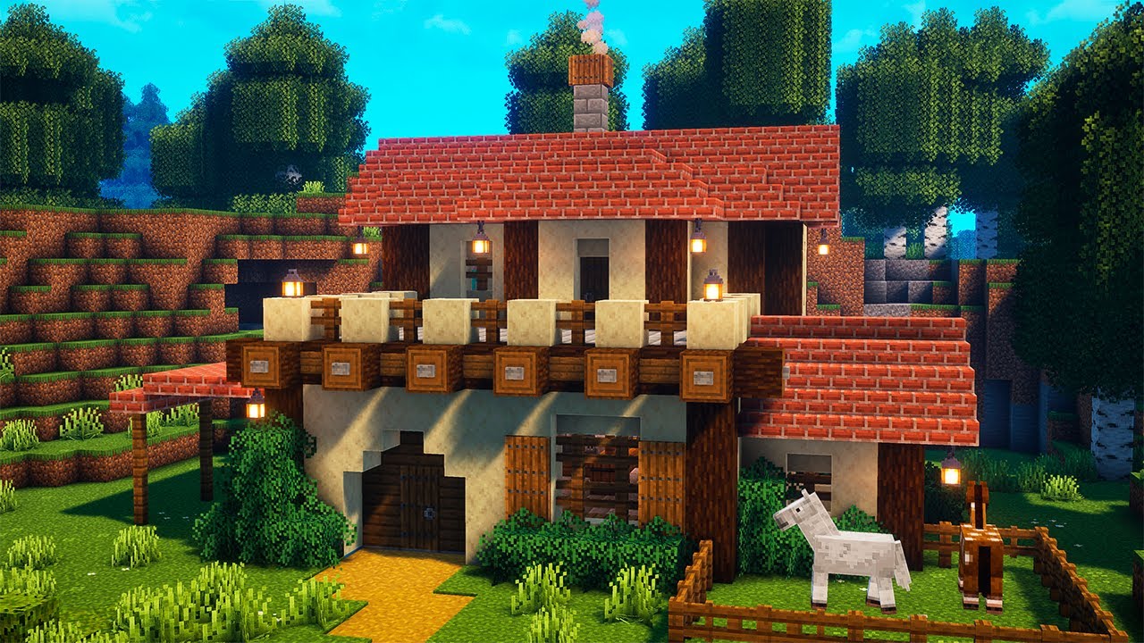 How to BUILD a Beautiful ITALIAN House in MINECRAFT - Minecraft Builders