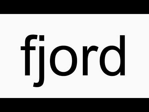 How to pronounce fjord