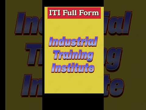 ITI full Form #fullform #iti