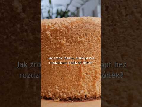 Sprawdzony przepis na biszkopt bez rozdzielania białek od żółtek. WARSZTATY ZE SMAKIEM ODC 48
