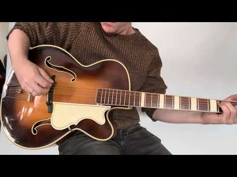 1952 Hofner 457 S archtop guitar - great condition! | Reverb