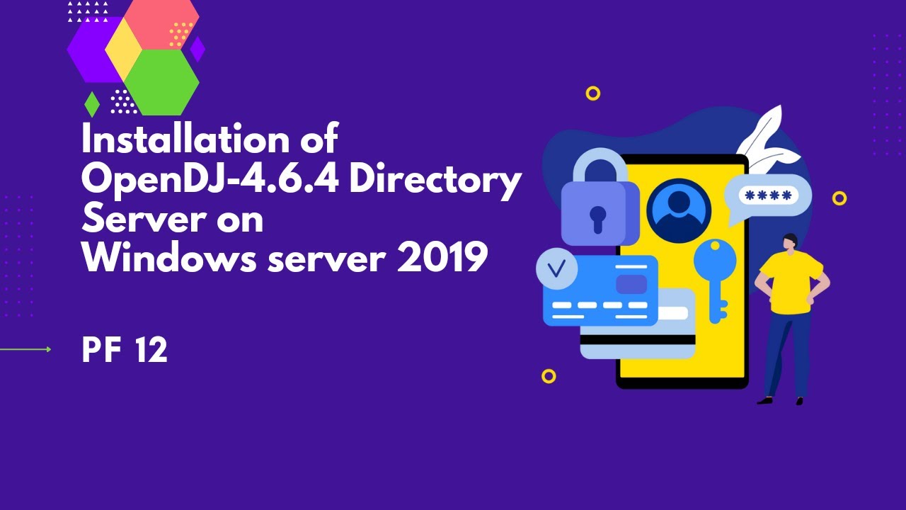 Installation of OpenDJ-4.6.4 Directory Server on WS 2019 | PingFederate Complete course | PF 12