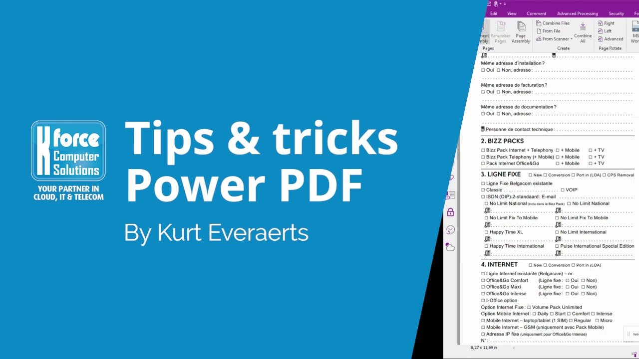 Tips & Tricks for Kofax Power PDF