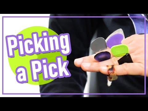 Picking A Guitar Pick