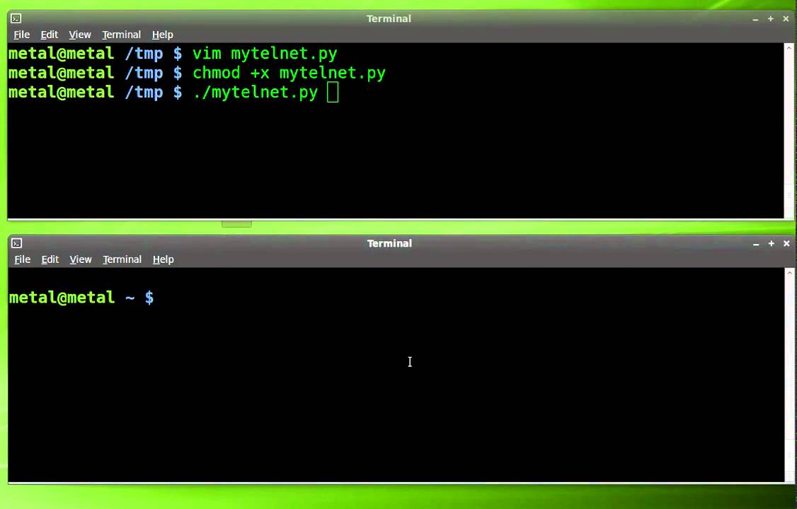 Python - Telnet part#1