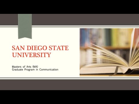 SDSU School of Communication MA Program