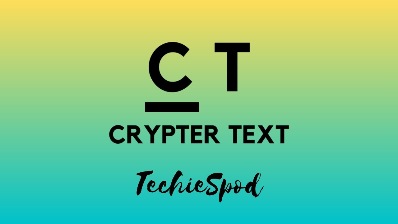 Crypter Text | Encryption Using Python | Tkinter, Cryptography.Fernet, PyAesCrypt | TechieSpod