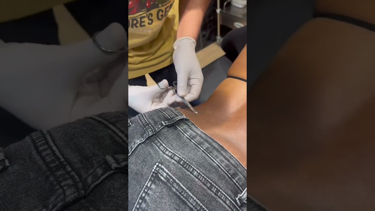 Dermal Piercings for Back Dimples: Minimalist Beauty #dermalpiercing #backdimples #bellypiercing