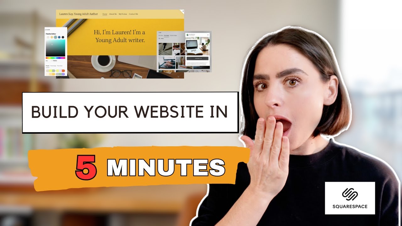 How to Build Your Author Website with Squarespace — in 5 Minutes!