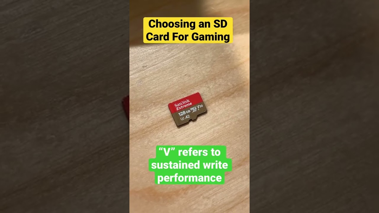 Choosing an SD Card for Gaming