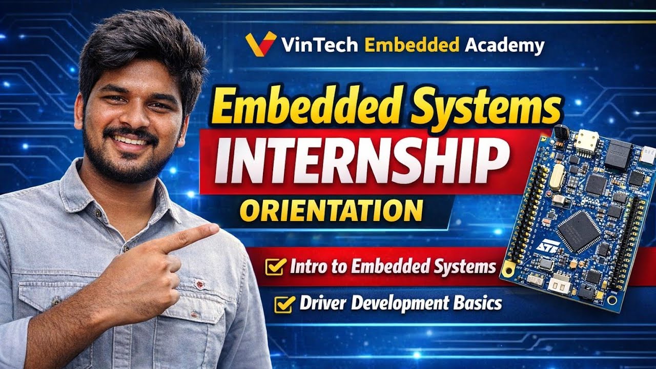 Embedded Systems Internship Class_1 – Orientation | From Basics to Driver Development