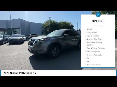 2023 Nissan Pathfinder Gungray Charcoal madera Visalia Fresno Financing Clovis Used stock Service H
