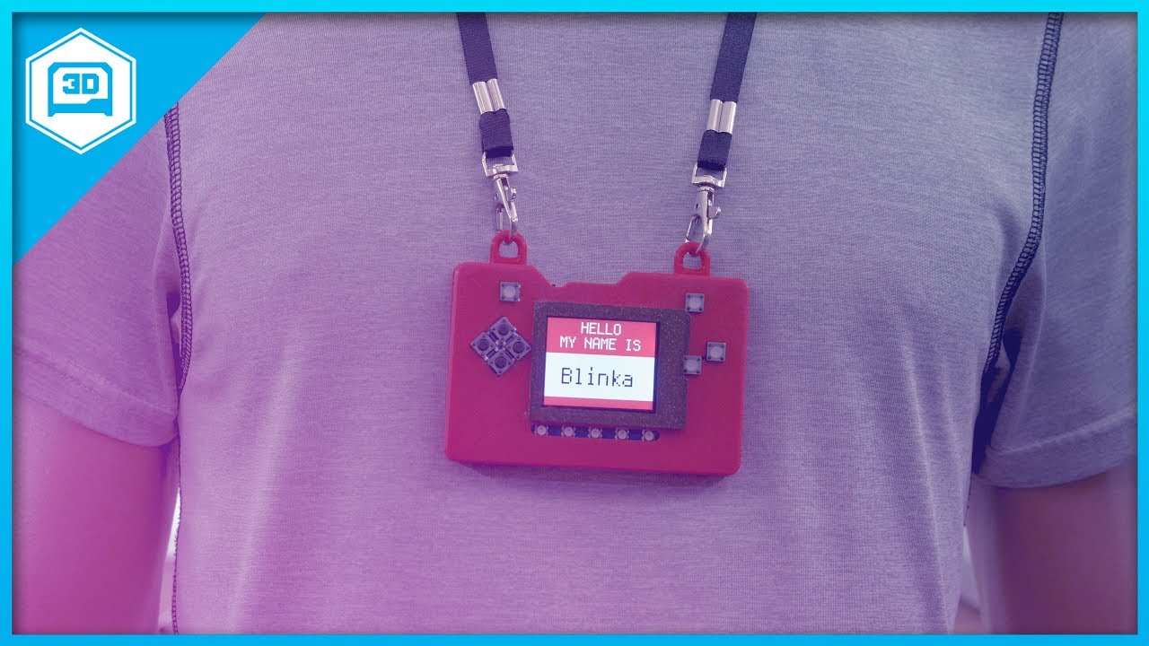 PyBadger - Interactive Badge for Conferences @adafruit #adafruit