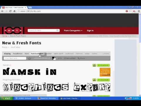 How to Download & Install Free Fonts