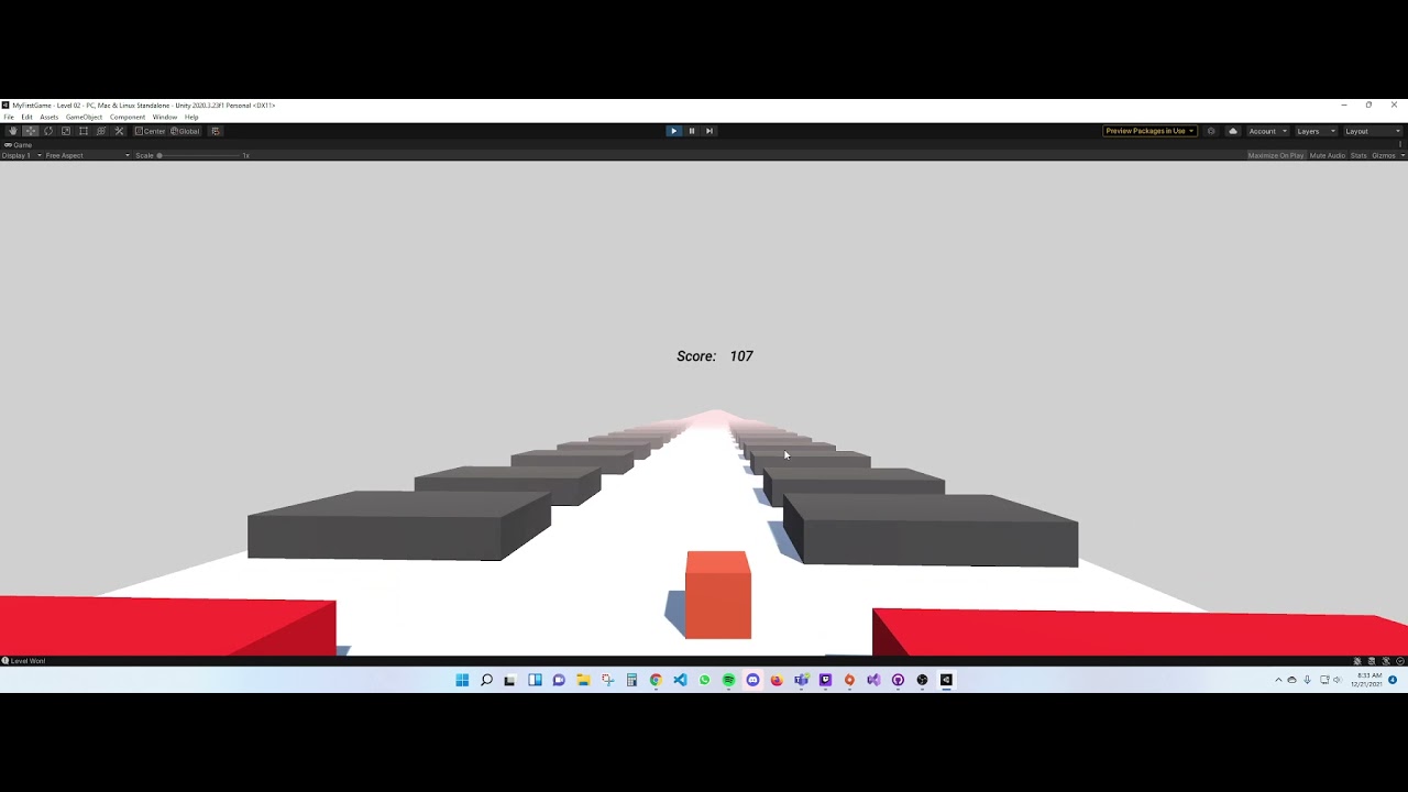 Unity Project - Homework 6  GitHub