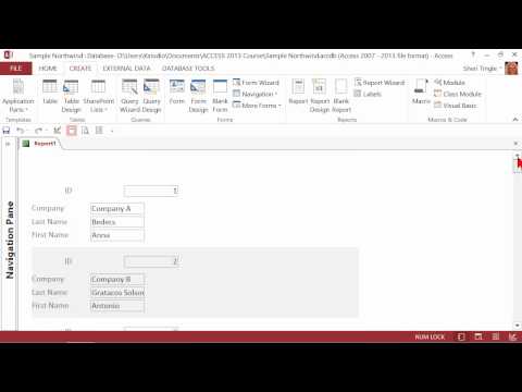 Microsoft Office Access 2013 Tutorial: Creating an Access Report From Scratch | K Alliance