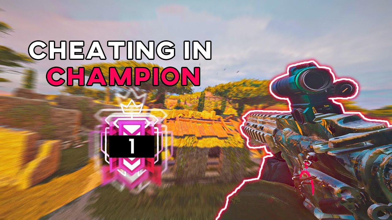 Cheating in CHAMPION (Cheat accusations response/explanation) Ranked Highlights - Rainbow Six Siege