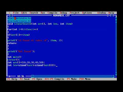 || Linear Search Program in C language || Easy Way To Learn || Techno Programiz ||